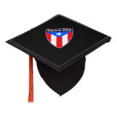 Puerto Rico Shield Graduation Cap Topper | Zazzle
