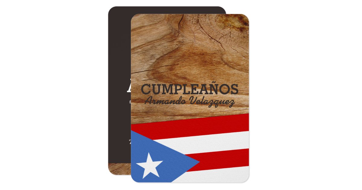 Puerto Rico Theme Party Invitation | Zazzle.com