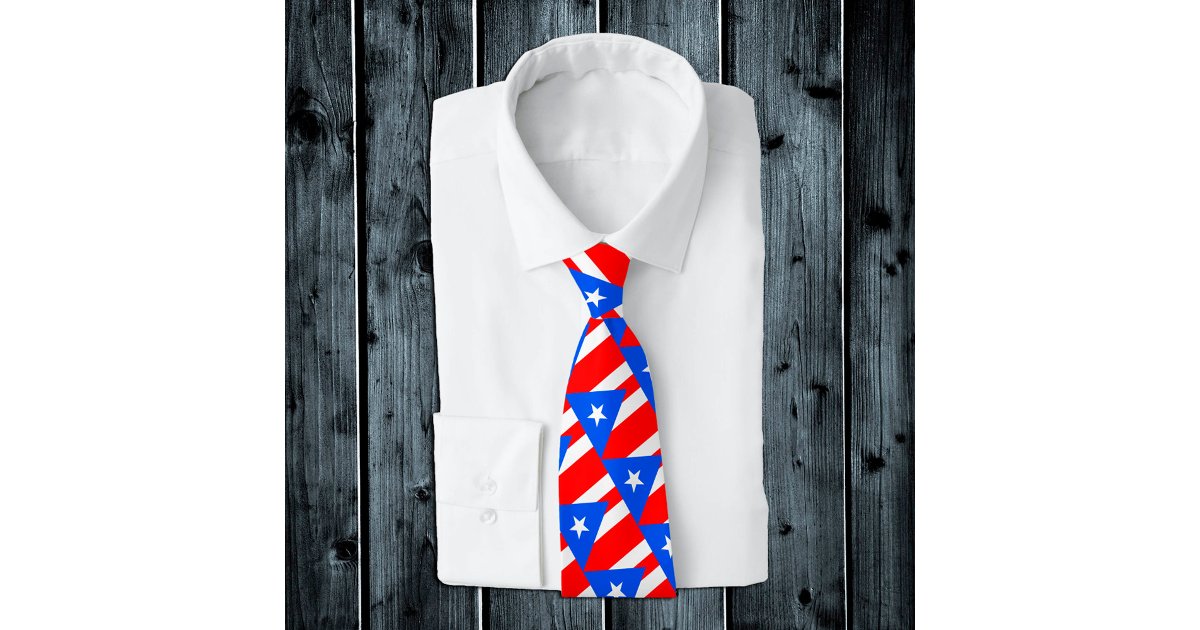 Puerto Rico Ties, fashion Puerto Rican Flag Neck Tie | Zazzle