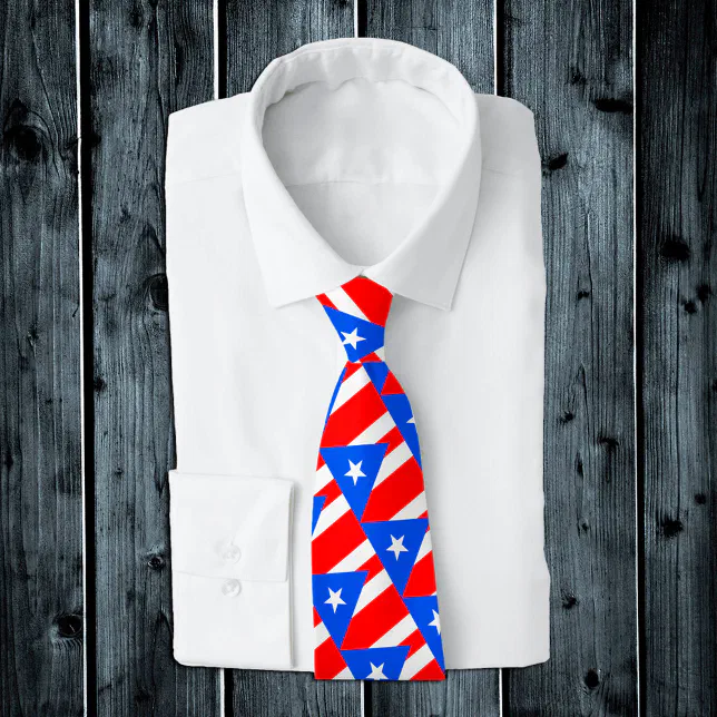 Puerto Rico Ties, fashion Puerto Rican Flag Neck Tie | Zazzle