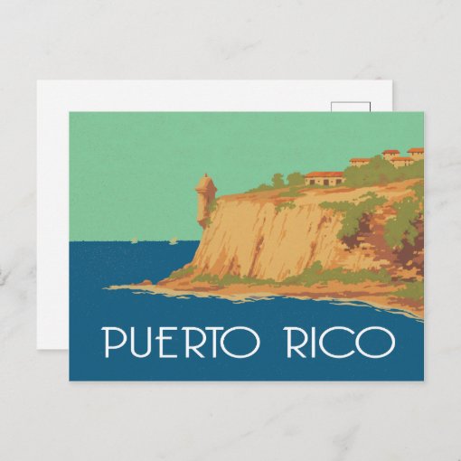 Puerto Rico vintage scene Postcard | Zazzle