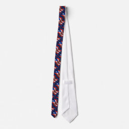 Puerto Rico Waving Flag Tie | Zazzle