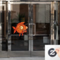 Pufferfish Window Cling | Zazzle