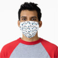 Puffin Party Adult Cloth Face Mask | Zazzle