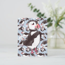 Puffin Postcard | Zazzle