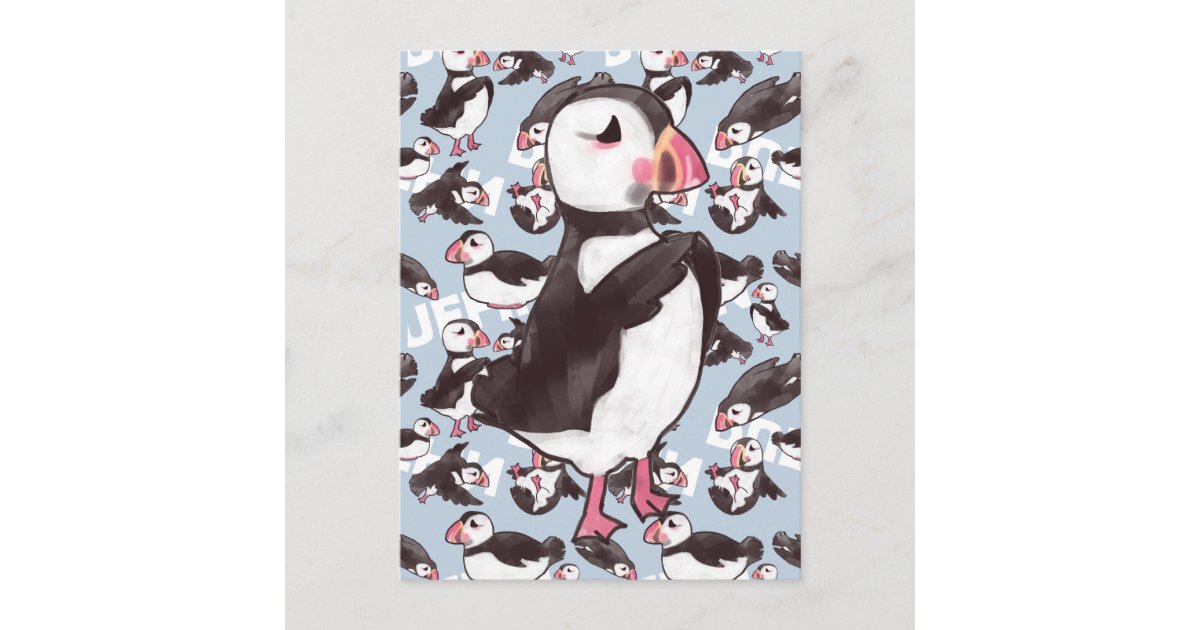Puffin Postcard | Zazzle