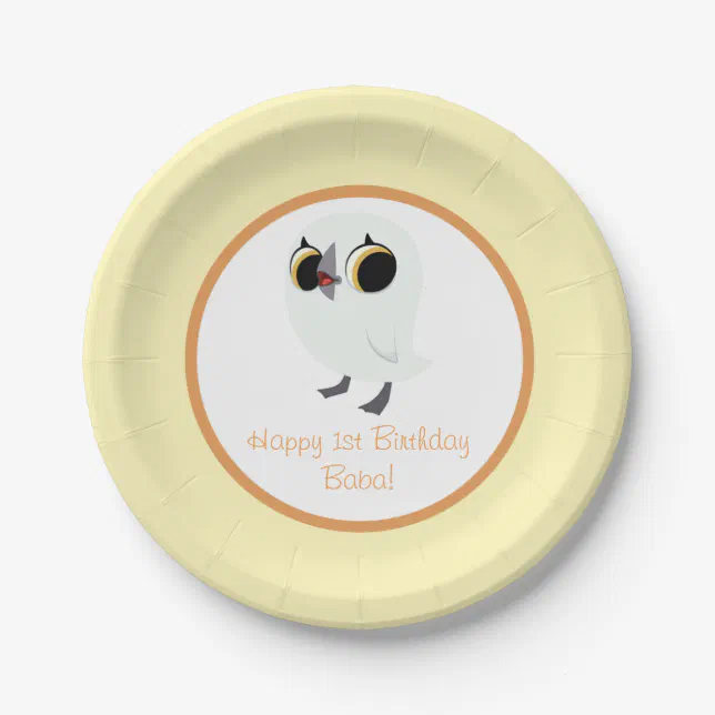 Puffin Rock Party Plate - Baba | Zazzle