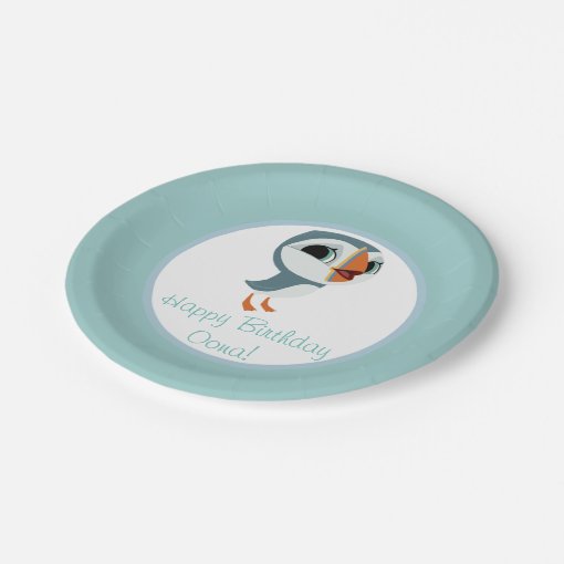 Puffin Rock Party Plate - Oona | Zazzle