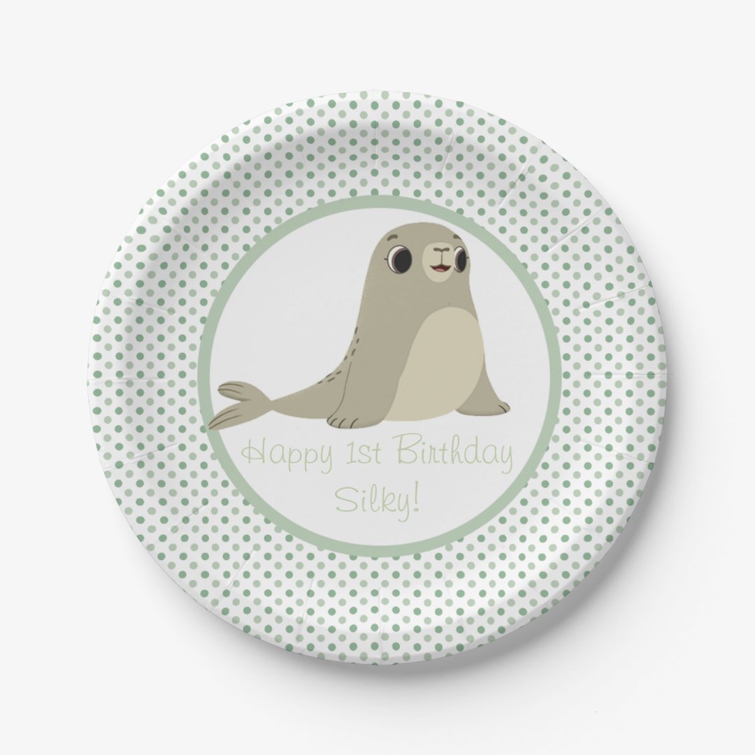 Puffin Rock Party Plate - Silky | Zazzle