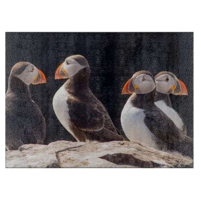 Puffins Cutting Board | Zazzle