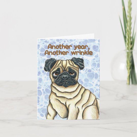 Pug Birthday Card | Zazzle.com