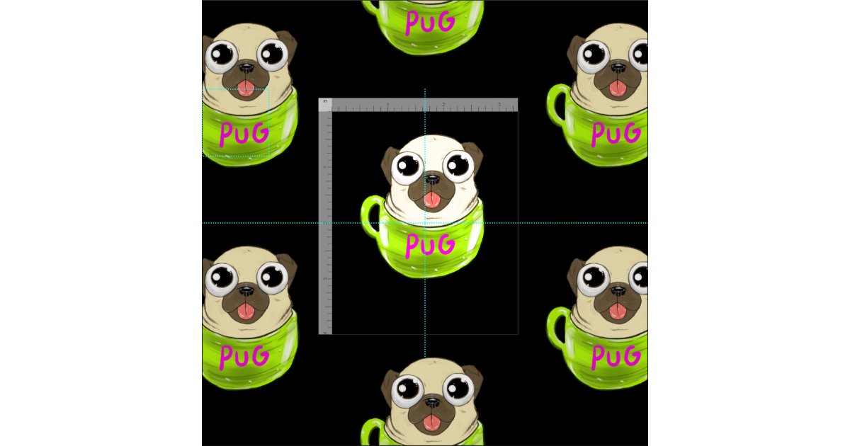 pug fabric | Zazzle