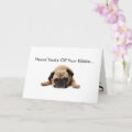 Pug Get Well Soon Card | Zazzle