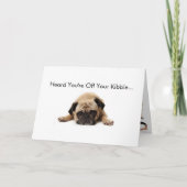 Pug Get Well Soon Card | Zazzle