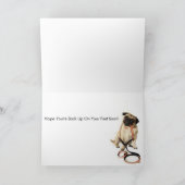 Pug Get Well Soon Card | Zazzle