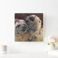 Pug Gifts for Pug Lovers or Your PHOTO Clock | Zazzle