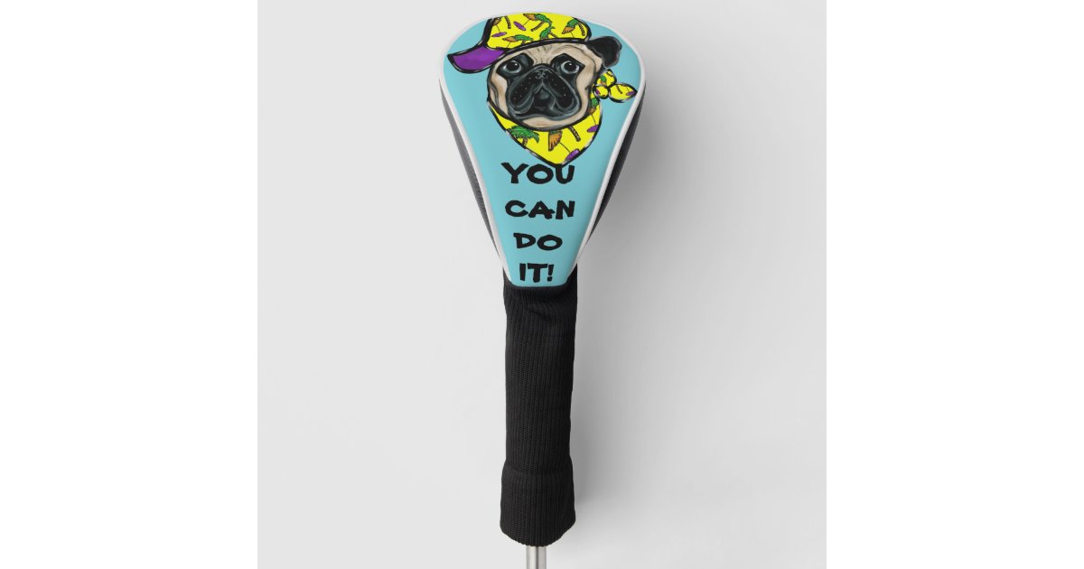 Pug Golf Head Cover | Zazzle