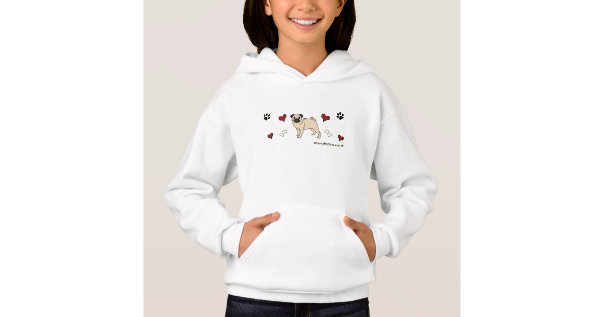pug hoodie | Zazzle