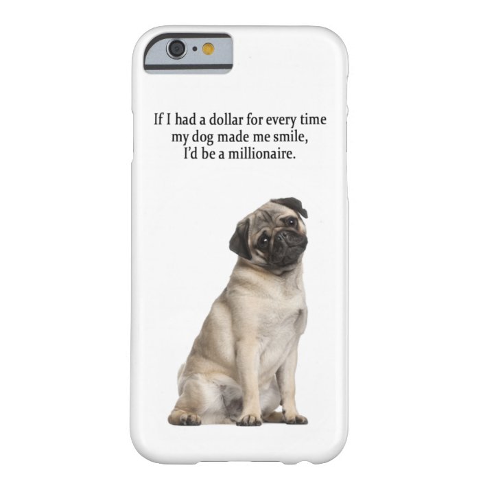 Pug iPhone 6 case | Zazzle.com