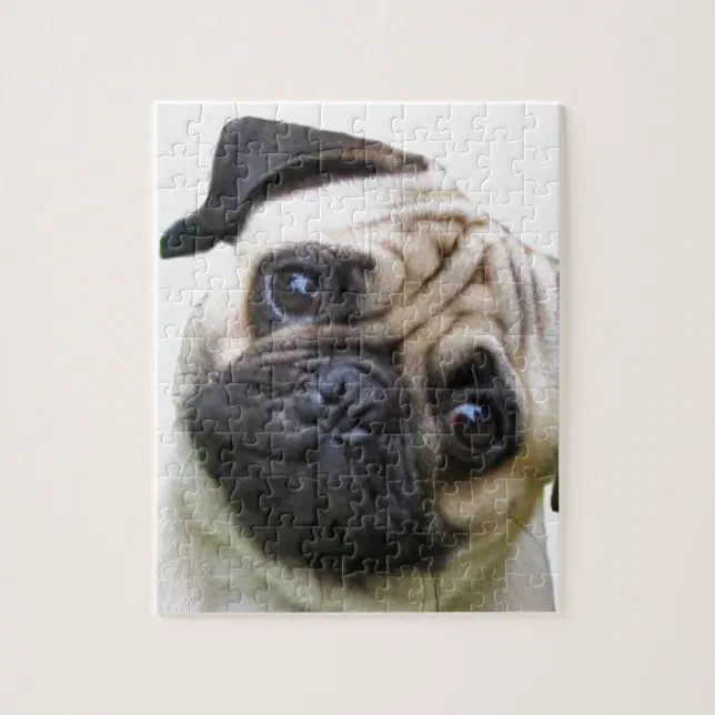 pug jigsaw puzzle | Zazzle