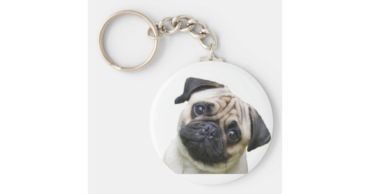 pug keychain | Zazzle.com