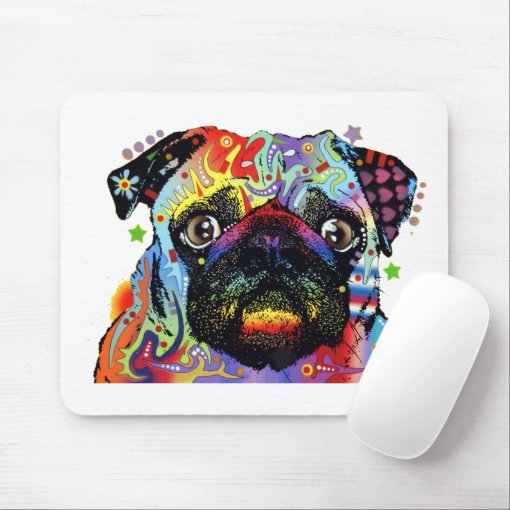 Pug Mouse Pad | Zazzle