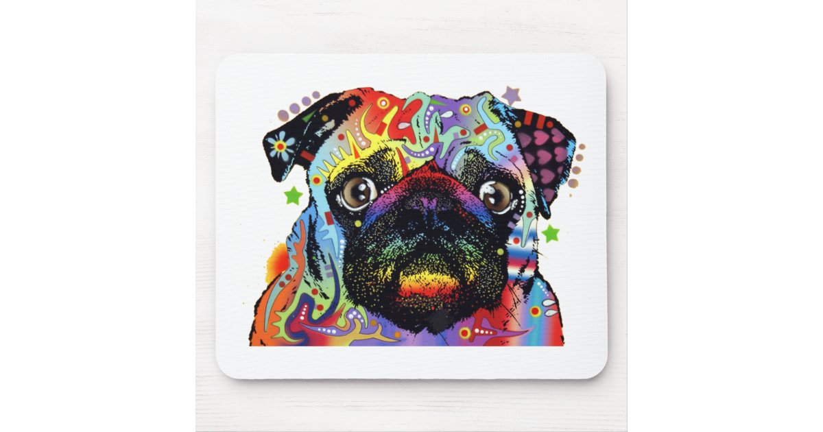 Pug Mouse Pad | Zazzle