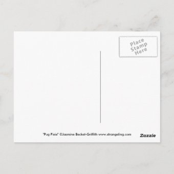 "Pug Pixie" Postcard | Zazzle