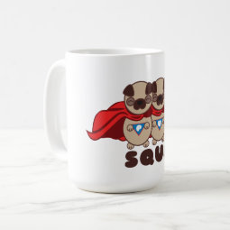 Pug Squad Pugs To The Rescue Coffee Tea Mug | Zazzle