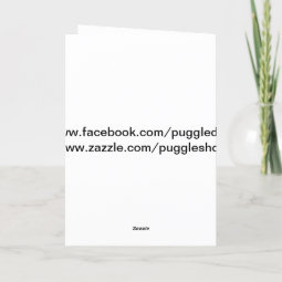 Puggle! Christmas Card | Zazzle
