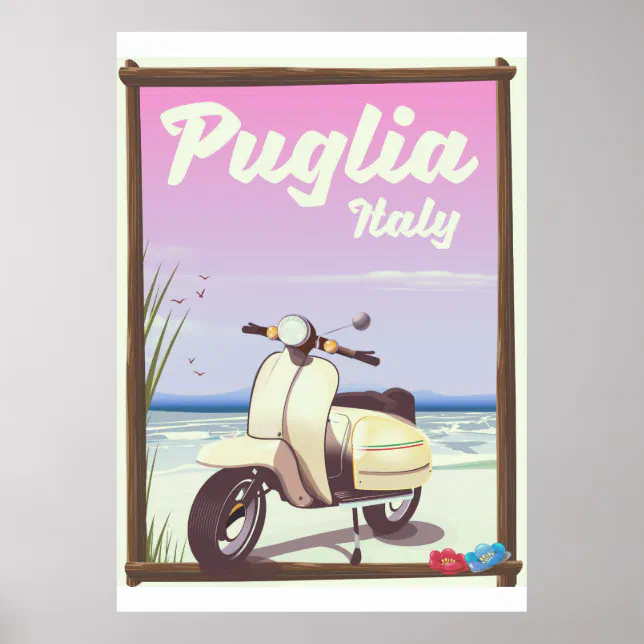 Puglia Italy Travel poster. Poster | Zazzle