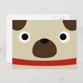 Pugly Pug Postcard | Zazzle