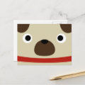 Pugly Pug Postcard | Zazzle
