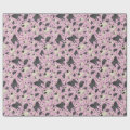 Pugs in Pink Wrapping Paper | Zazzle
