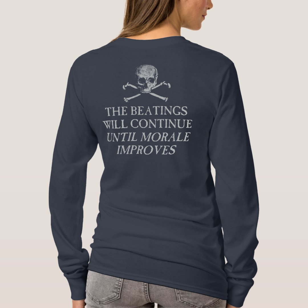 Puke & Snot "The Beatings Will Continue".... T-Shirt | Zazzle
