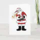 Puking Santa Christmas Card | Zazzle