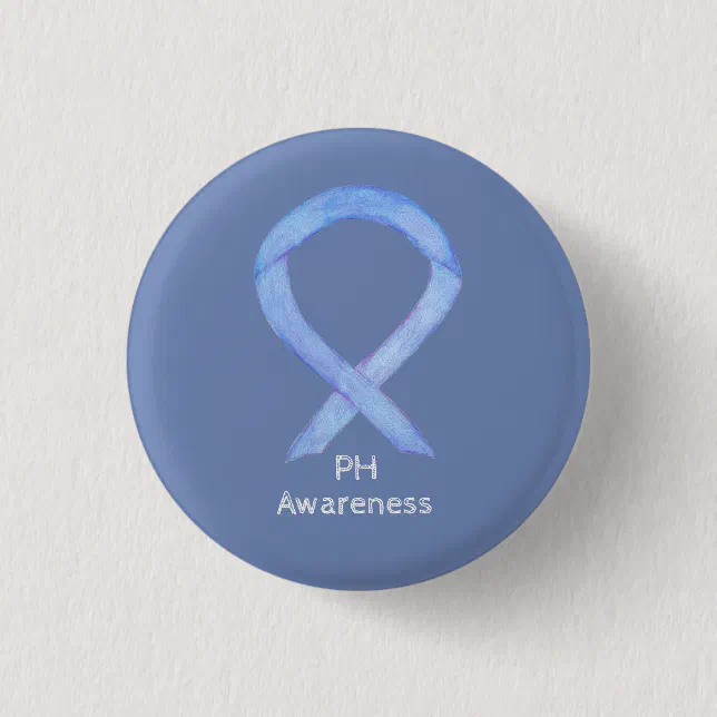 Pulmonary Hypertension (PH) Awareness Ribbon Pin | Zazzle