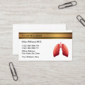 Pulmonologist Lung Doctor Medical Business Cards | Zazzle