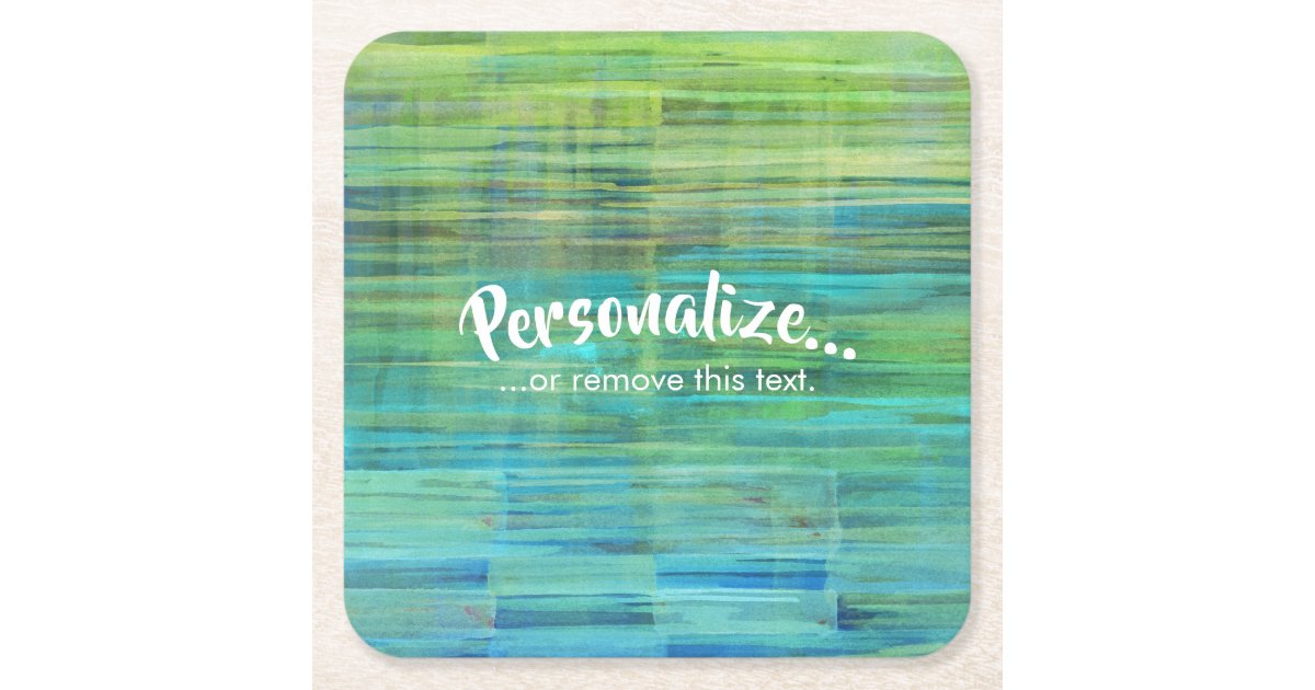 Pulp Board Coaster | Sedona Blue Green | Zazzle