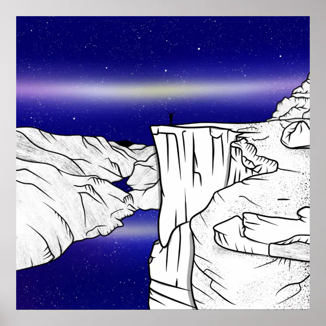 Pulpit Rock Norway Cliff Poster | Zazzle