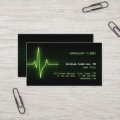 Pulse Heartbeat ECG business card | Zazzle