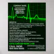 Pulse Rate Design, EMT, Paramedic Advertising Poster | Zazzle