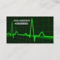 Pulse Rate Design, EMT, Paramedic Business Card | Zazzle