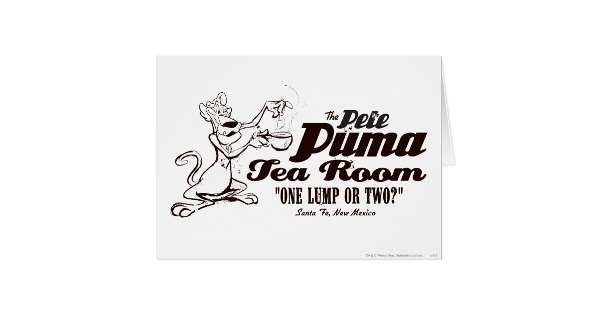 Puma Pete Tea Room | Zazzle