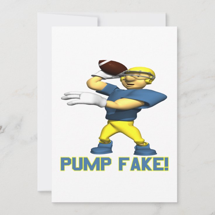 Pump Fake Invitation | Zazzle