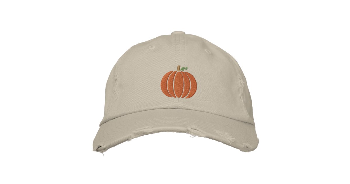 Pumpkin Baseball Cap | Zazzle