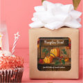 Pumpkin Bread Sq Label | Zazzle