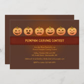 Pumpkin Carving Contest Invitation | Zazzle