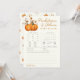Pumpkin Fall Baby Predictions Advice Game Card | Zazzle