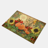 Pumpkin Fall Harvest Doormat | Zazzle